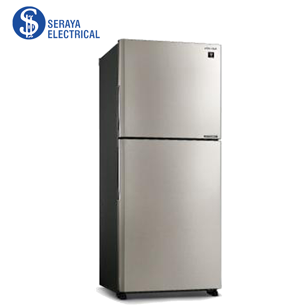 Sharp J-Tech Inverter 410L 2 Doors Refrigerator SJ4122MSS