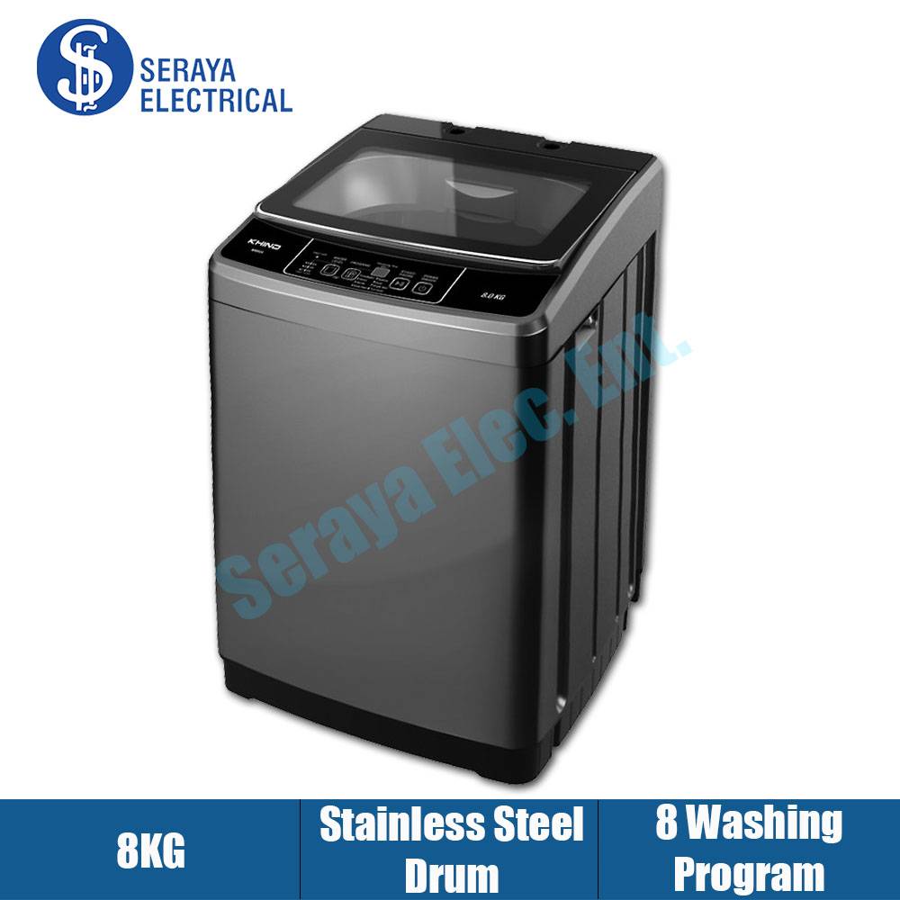 Khind 8KG Fully Auto Washing Machine WM80A